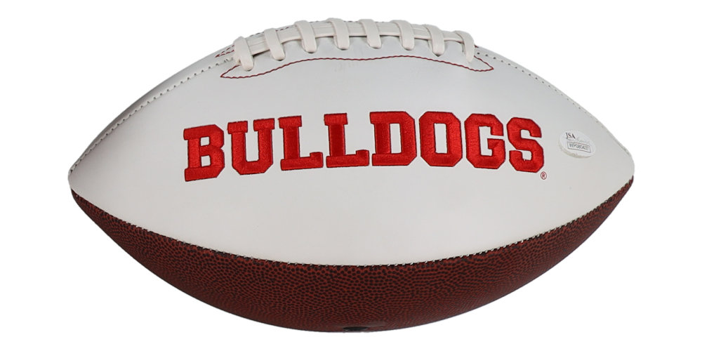 Champ Bailey Signed Georgia Bulldogs Logo Football (JSA) | Pristine Auction