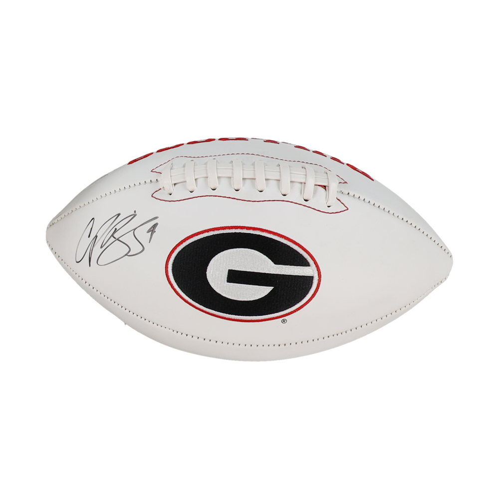 Champ Bailey Signed Georgia Bulldogs Logo Football (JSA) | Pristine Auction