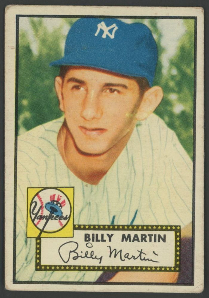 Billy Martin 1952 Topps #175 RC | Pristine Auction
