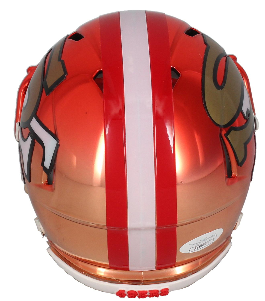 Joe Montana Signed 49ers Chrome Speed Mini Helmet with Visor (JSA ...