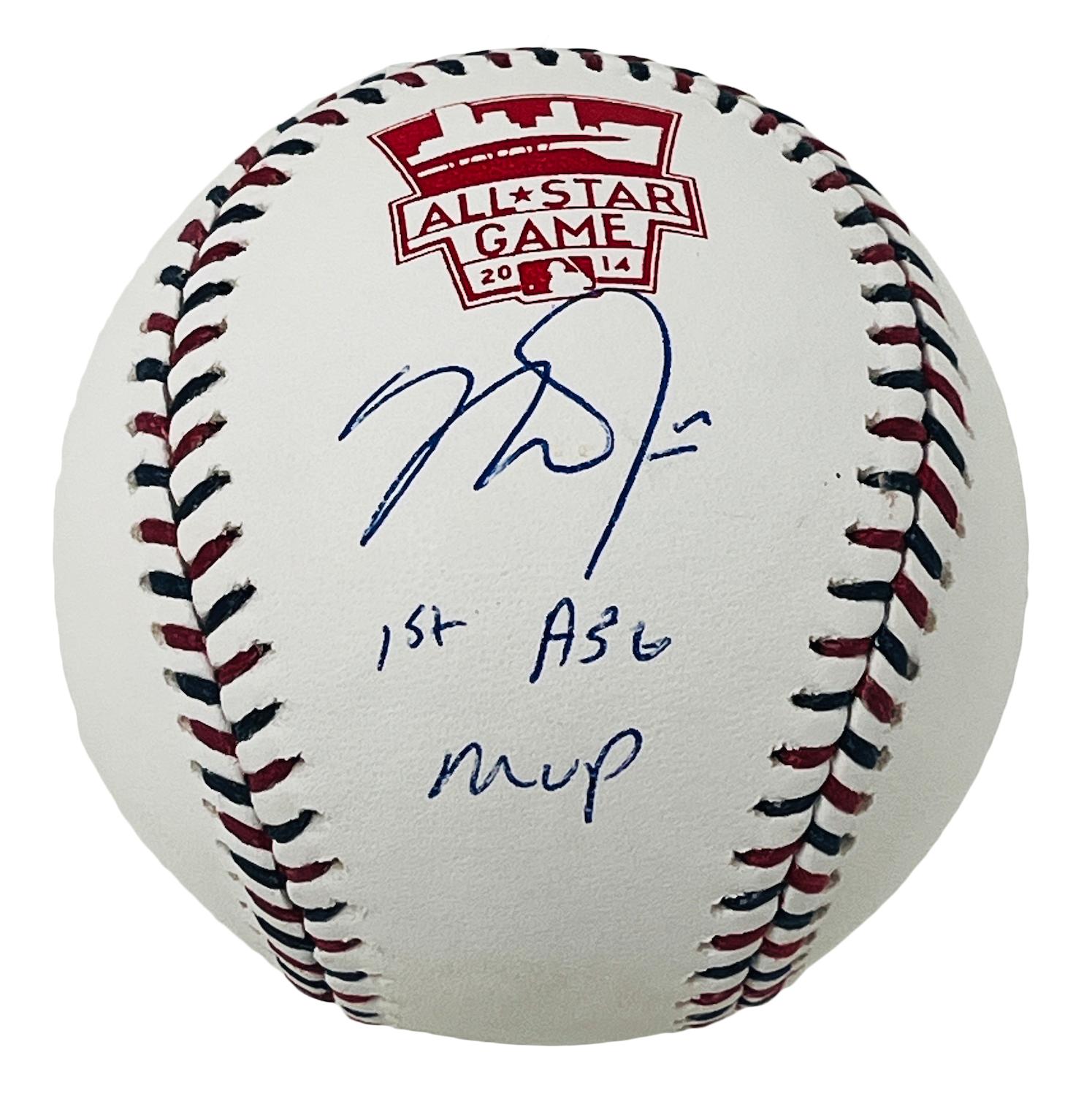 Mike Trout Signed 2014 All-Star Game Baseball Inscribed "1st ASG MVP ...