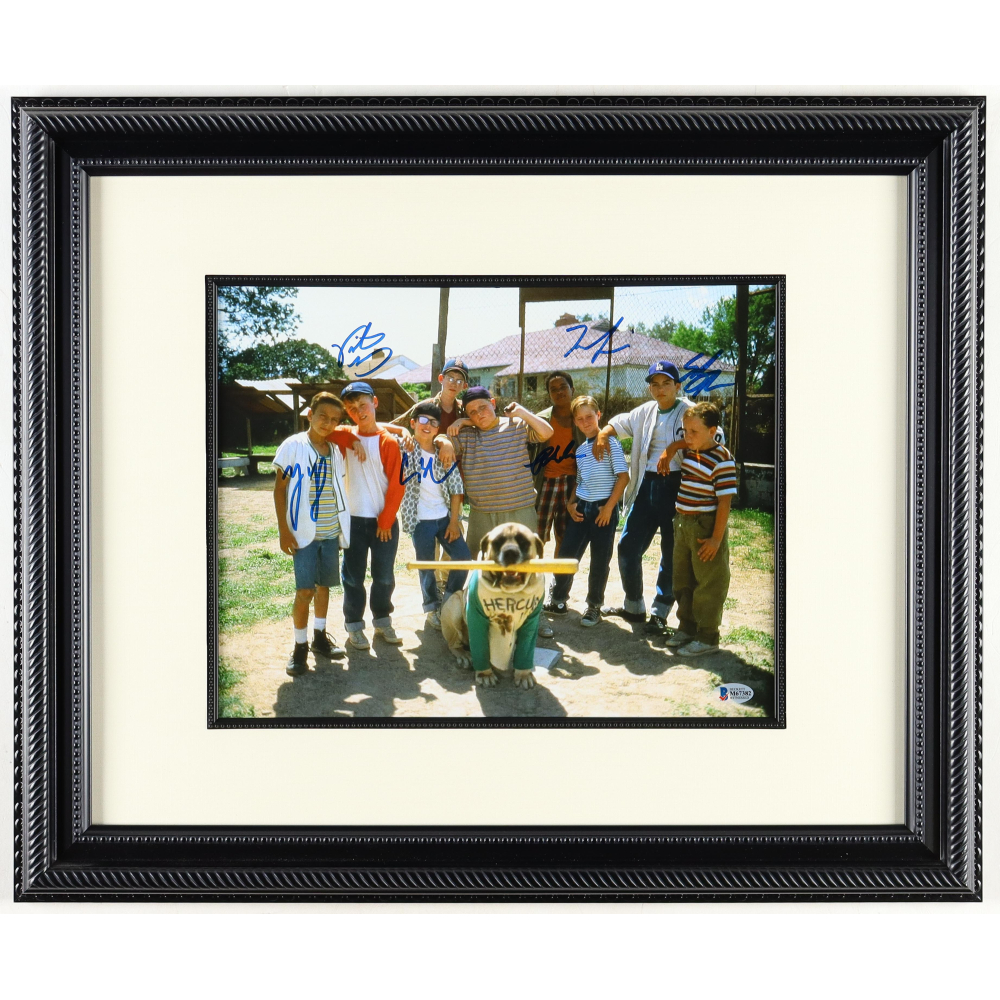 "The Sandlot" Custom Framed Photo Cast-Signed by (6) with Shane ...
