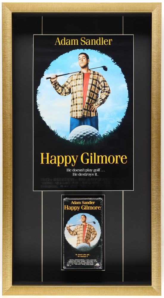 "Happy Gilmore" Shadowbox Framed Original VHS Tape with Sealed Box ...