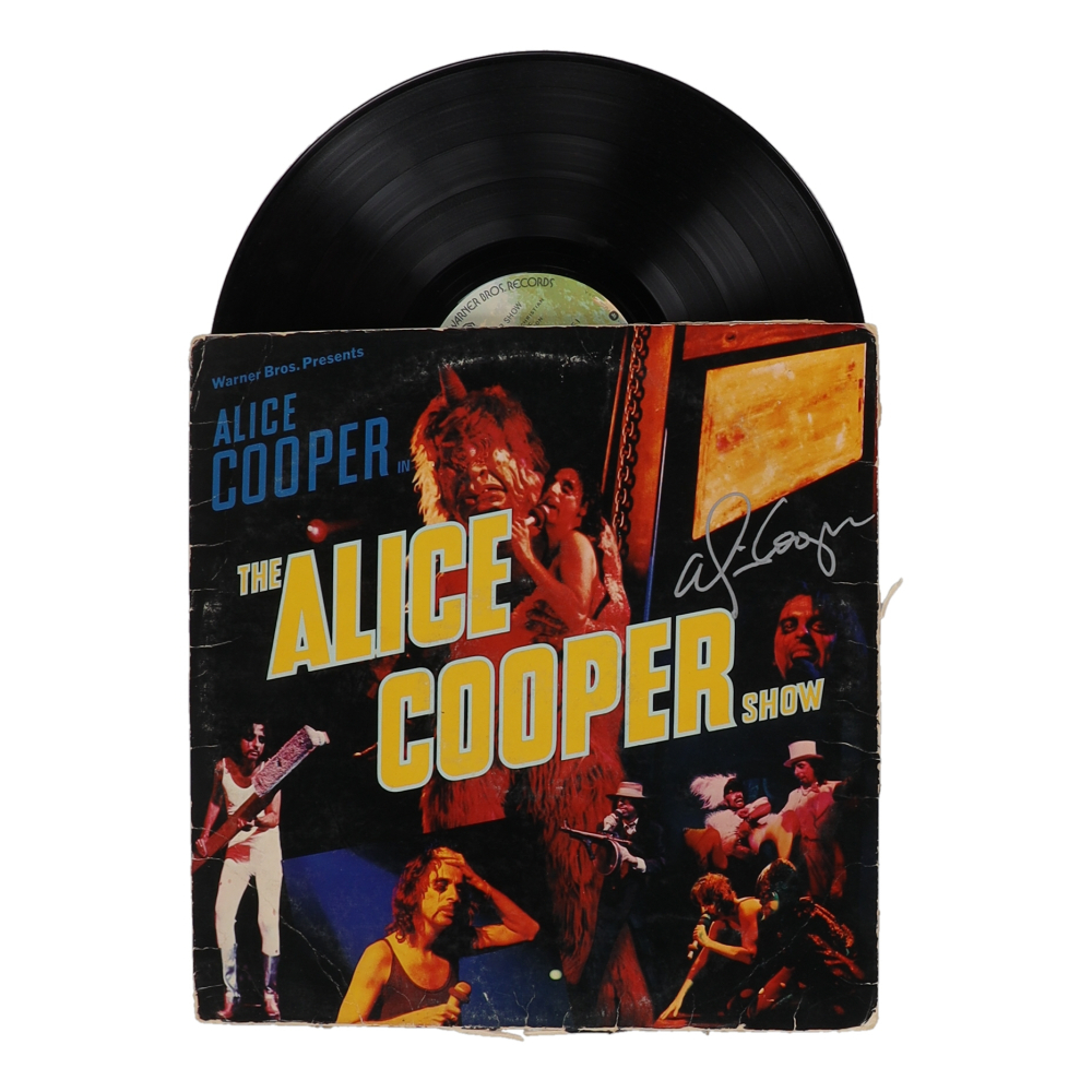 Alice Cooper Signed "The Alice Cooper Show" Vinyl Record Album (Beckett ...