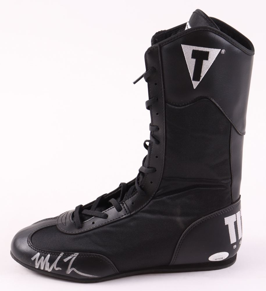 Mike Tyson Signed Title Boxing Shoe (JSA) | Pristine Auction