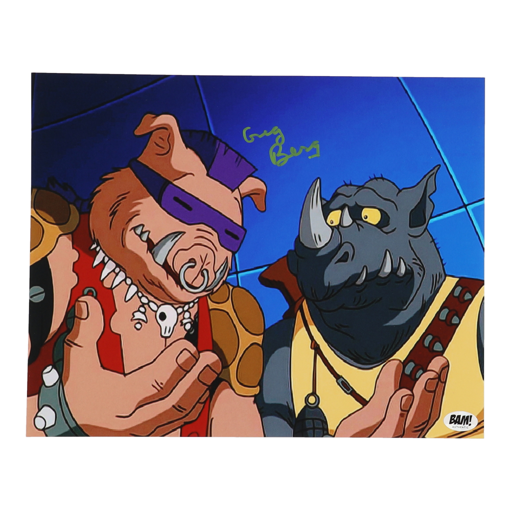 Greg Berg Signed "Teenage Mutant Ninja Turtles" 8x10 Photo (Bam ...