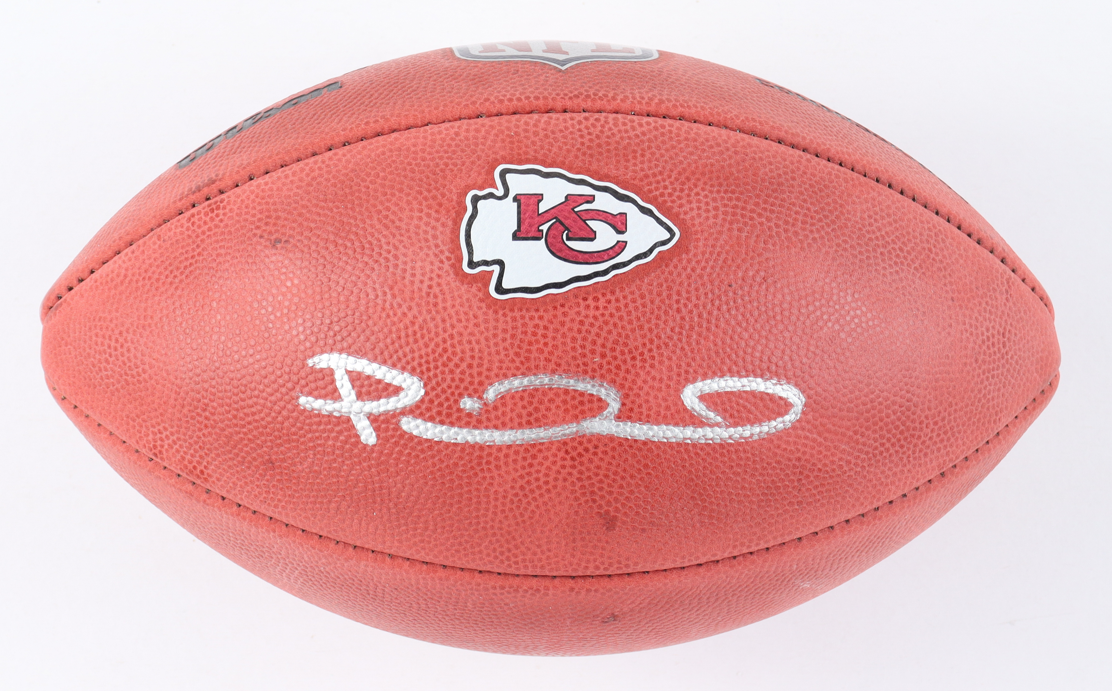Patrick Mahomes Signed Official NFL "The Duke" Chiefs Logo Football ...
