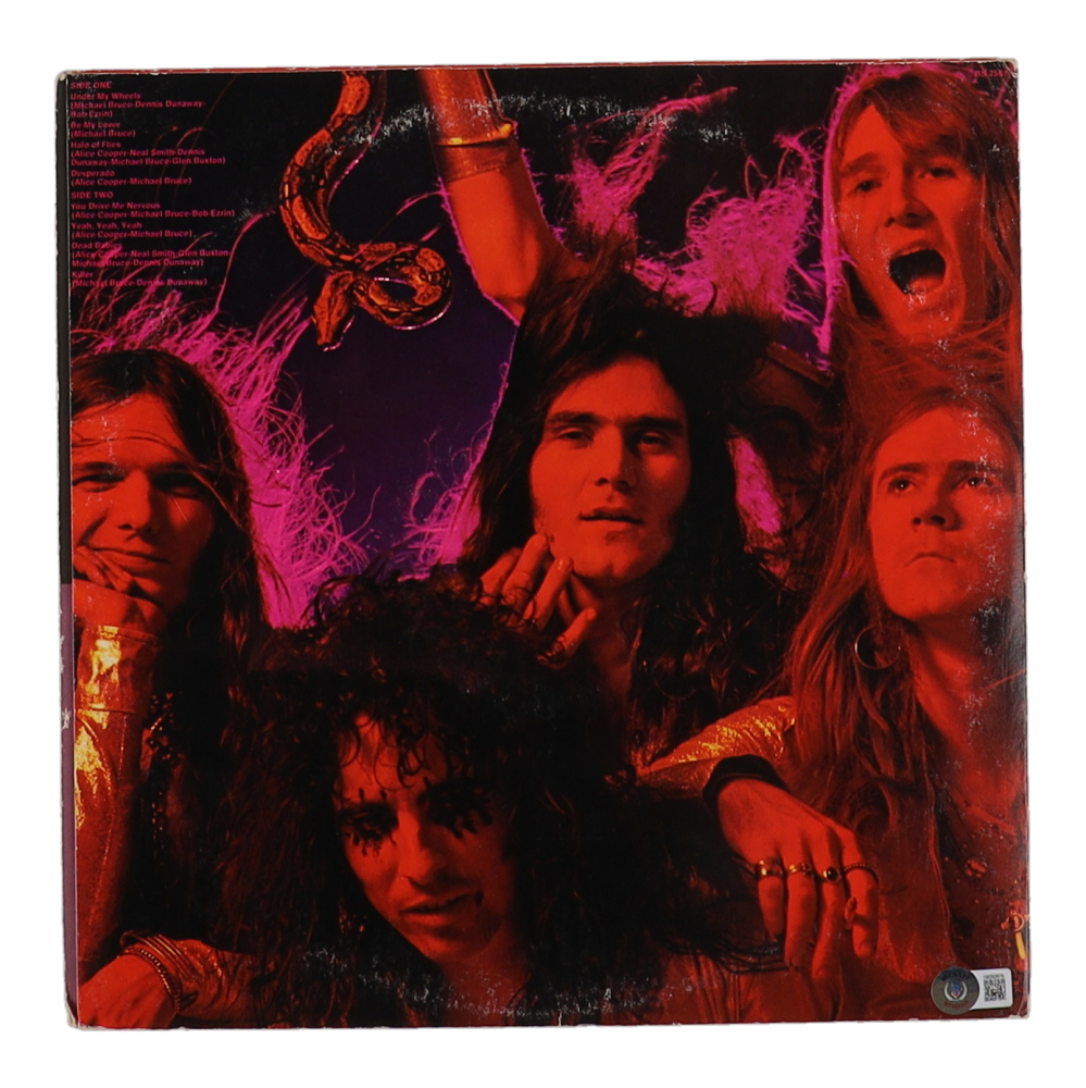 Alice Cooper Signed Killer Vinyl Record Album Beckett Pristine Auction