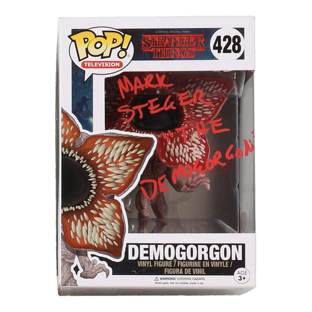 Mark Steger Signed "Stranger Things" #428 Demogorgon Funko Pop! Vinyl ...