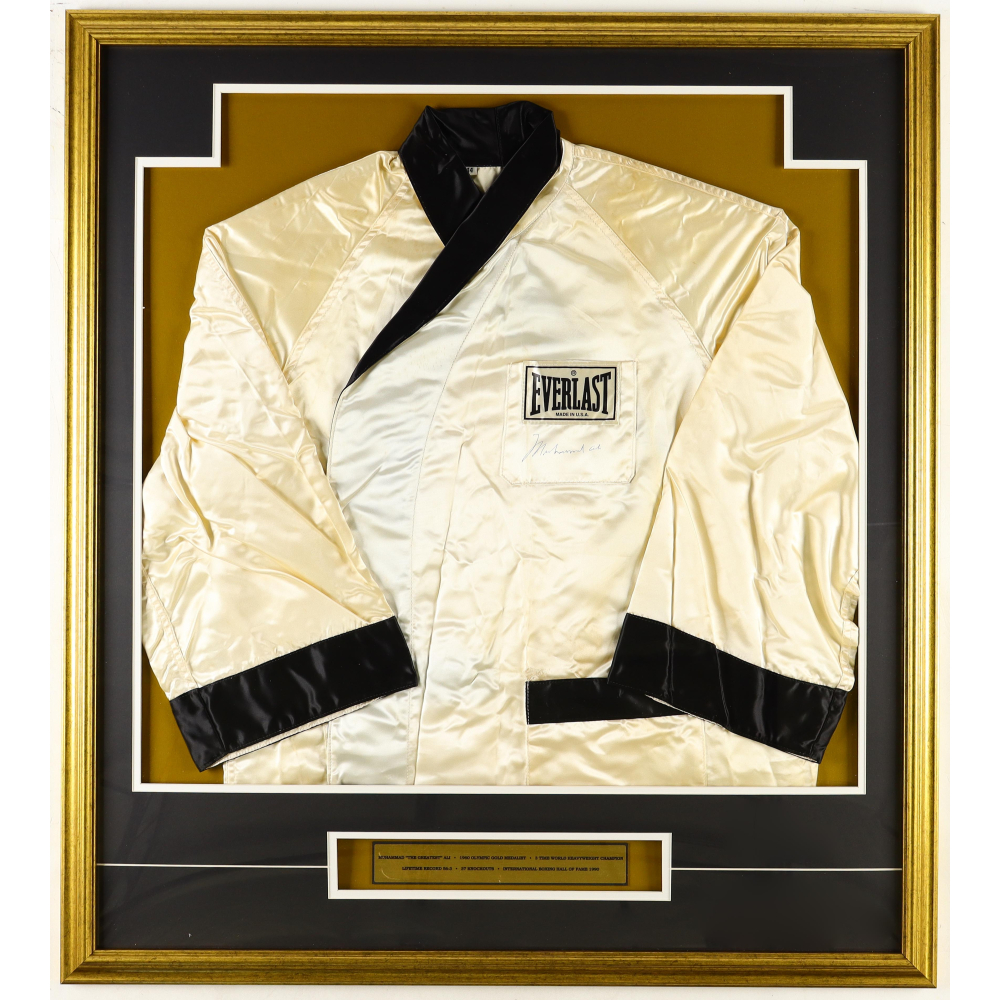 Muhammad Ali Signed Custom Framed Everlast Robe (JSA) | Pristine Auction