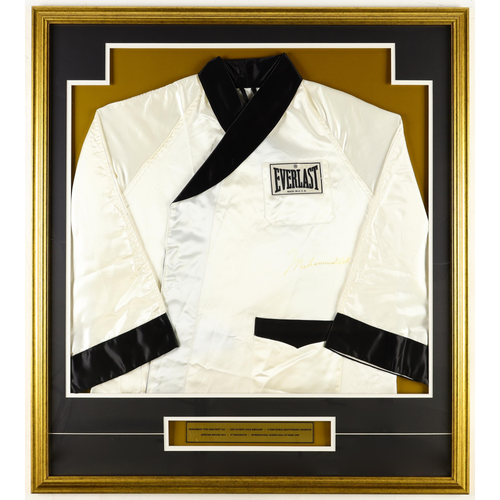 Muhammad Ali Signed Custom Framed Everlast Robe (PSA) | Pristine Auction