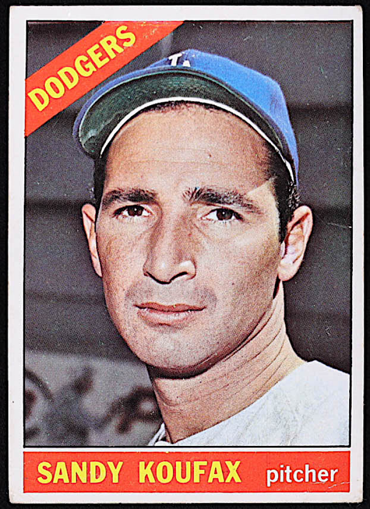 Sandy Koufax 1966 Topps #100 | Pristine Auction