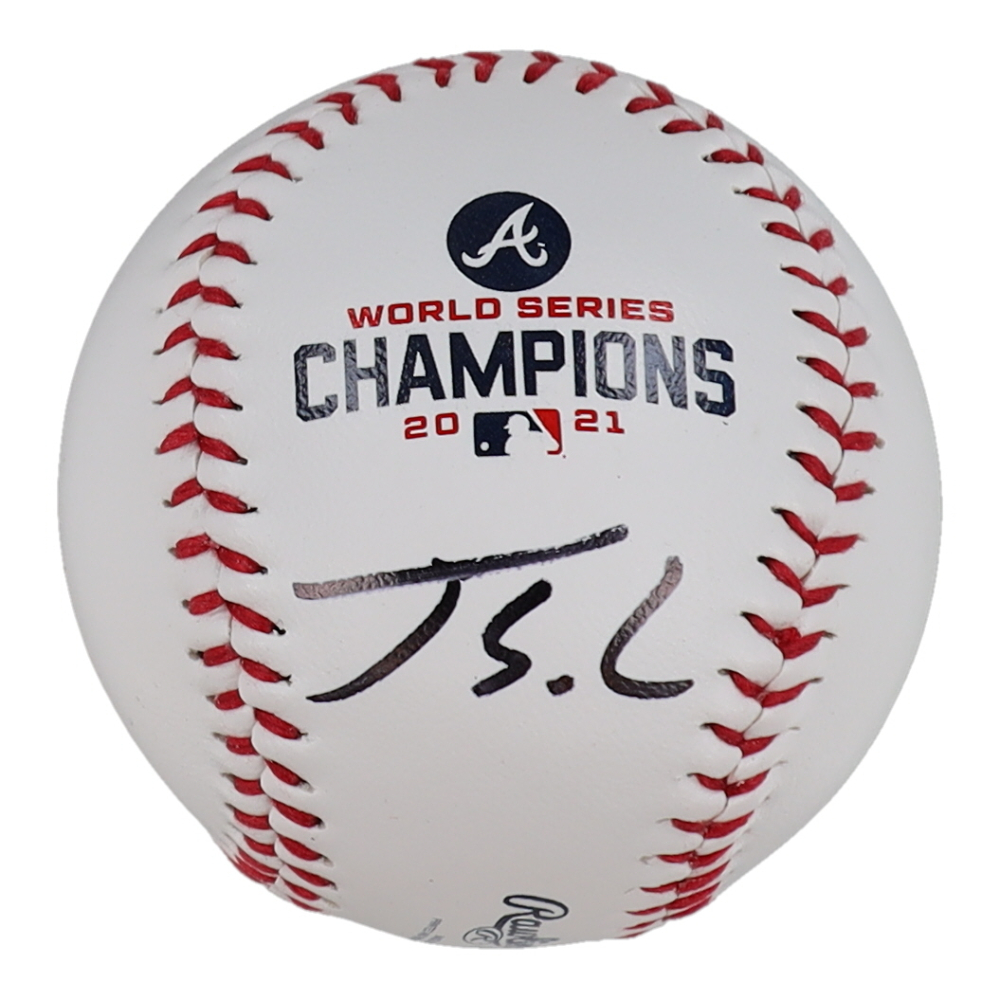 Jorge Soler Signed Braves 2021 World Series Champions Baseball (Beckett ...