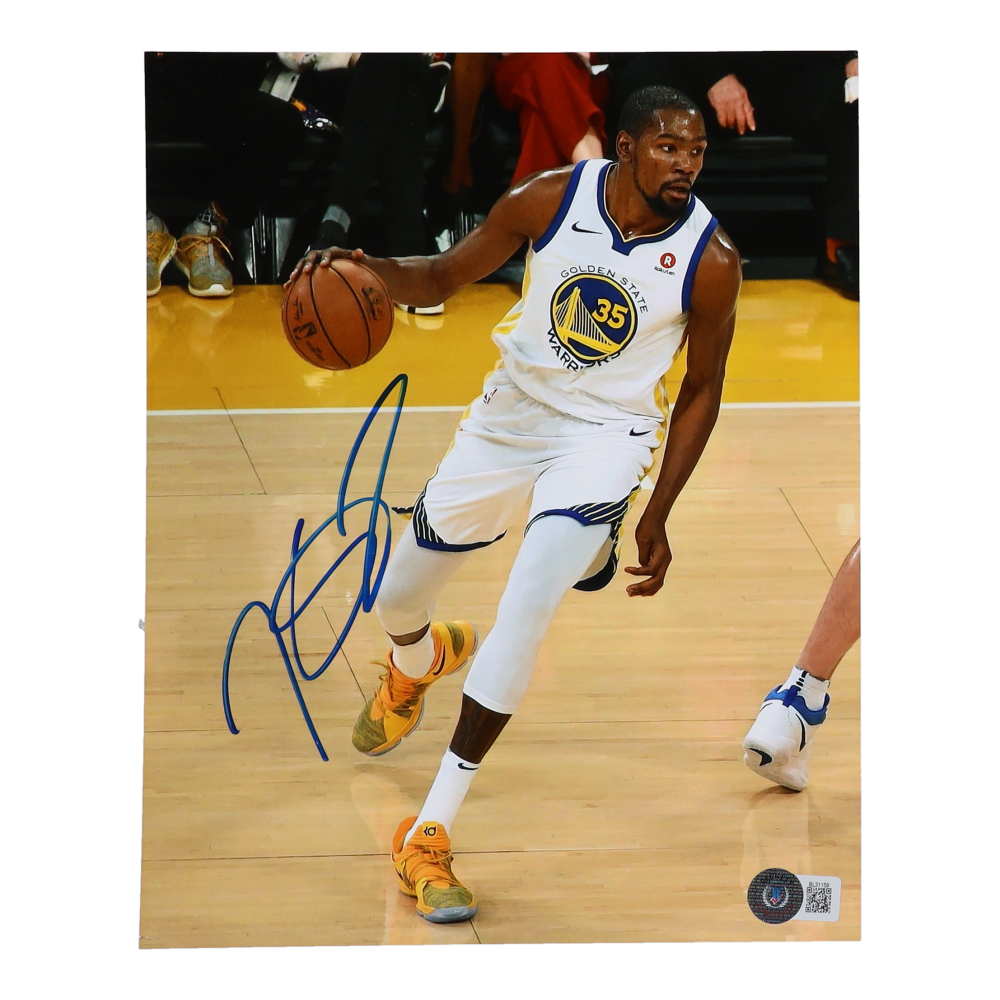 Kevin Durant Signed Warriors 8x10 Photo (Beckett) | Pristine Auction