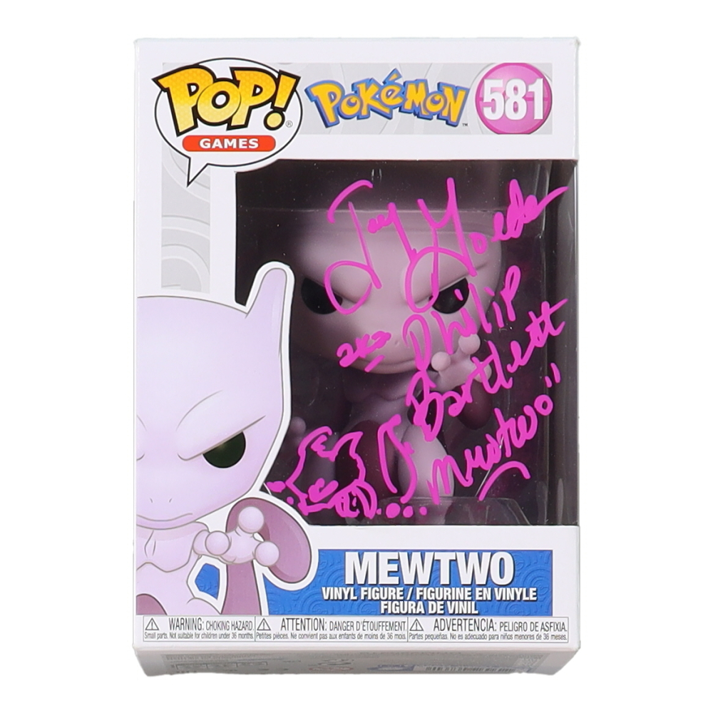 Jay Goede Signed "Pokemon" #581 Mewtwo Funko Pop! Vinyl Figure ...