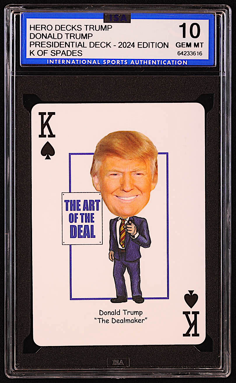 Donald Trump 2024 Hero Decks Presidential Edition Playing Card (ISA 10 ...
