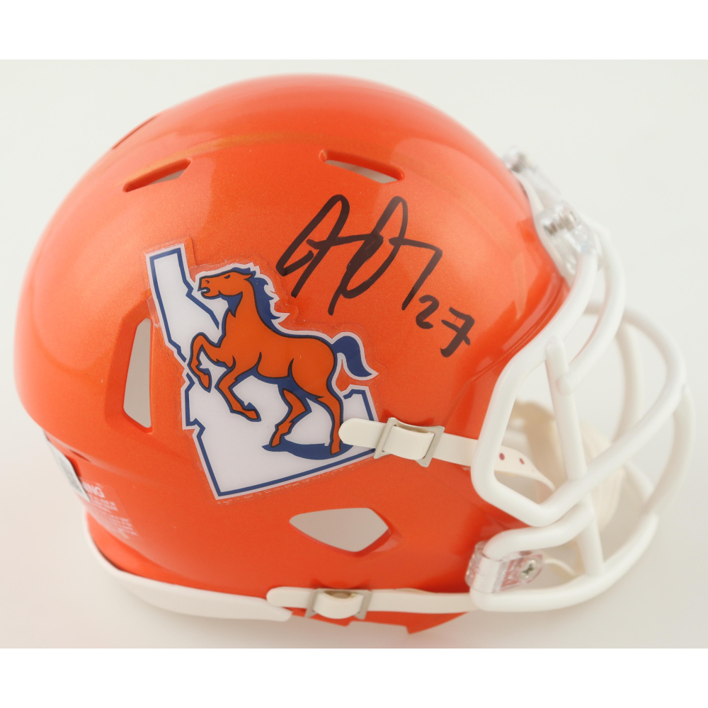 Jay Ajayi Signed Boise State Broncos Throwback Speed Mini Helmet ...