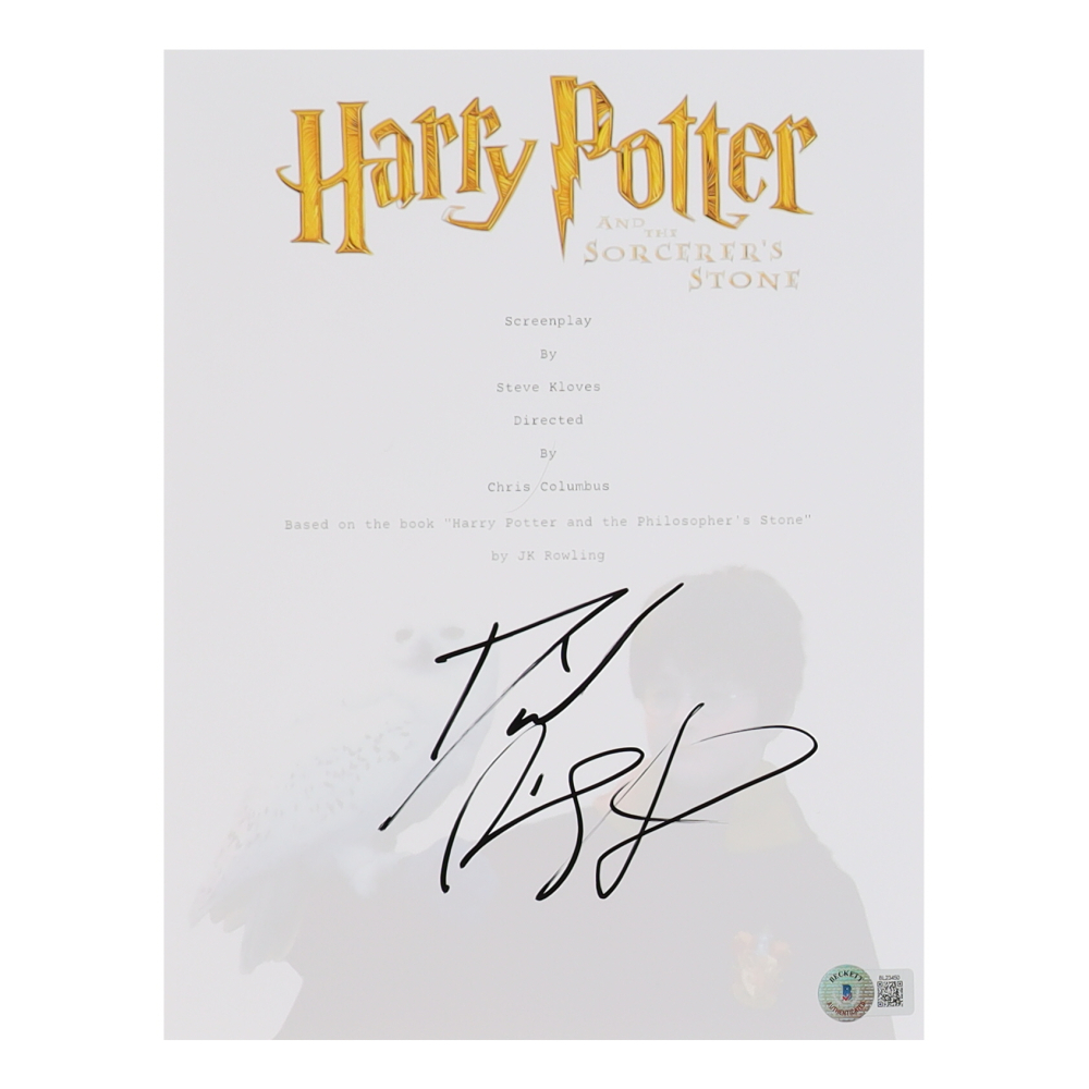 Daniel Radcliffe Signed "Harry Potter and The Sorcerer's Stone" Movie ...