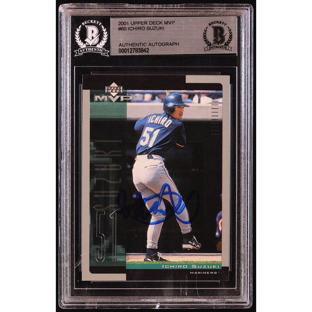 Ichiro Suzuki Signed 2001 Upper Deck MVP #60 RC (BGS) | Pristine Auction