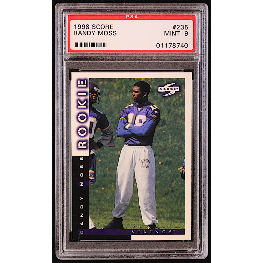 Randy Moss 1998 Score #235 RC (PSA 9) | Pristine Auction