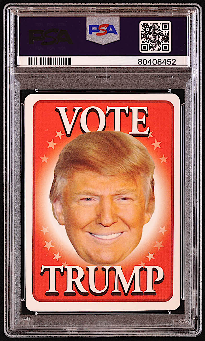 Donald Trump 2023 Hero Decks Presidential Edition Playing Card (PSA 10 ...