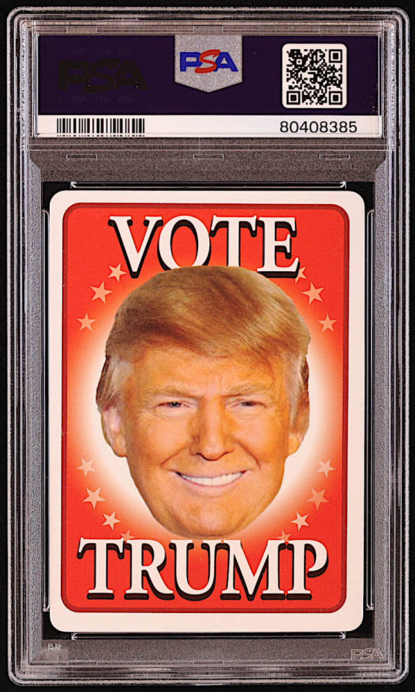 Donald Trump 2023 Hero Decks Presidential Edition Playing Card (PSA 10 ...