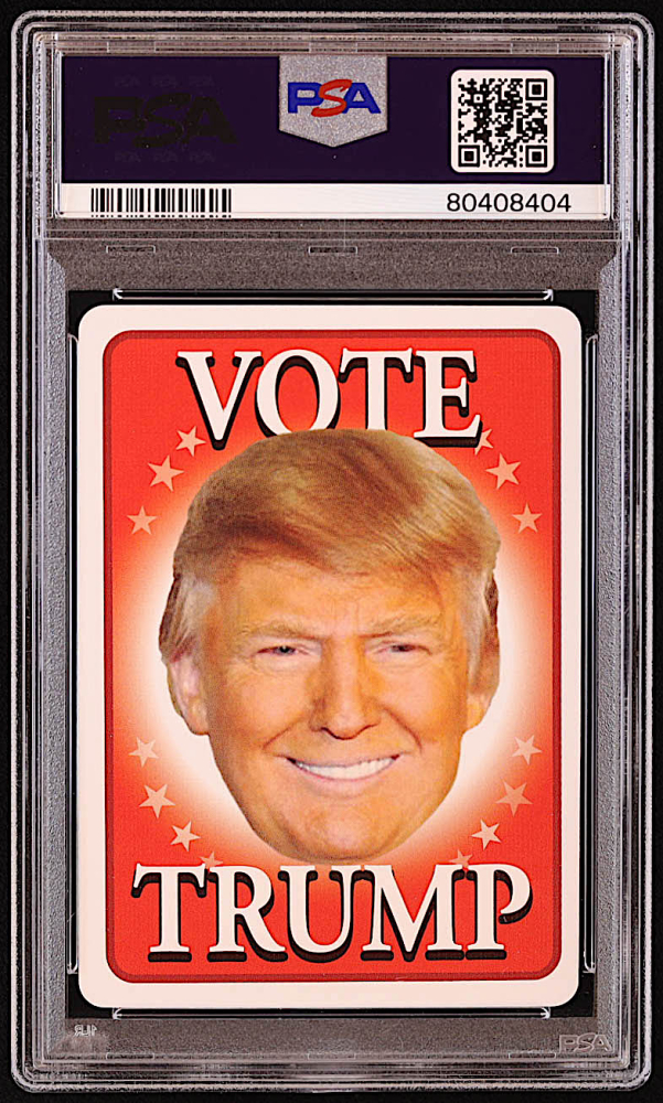 Donald Trump 2023 Hero Decks Presidential Edition Playing Card (PSA 10 ...