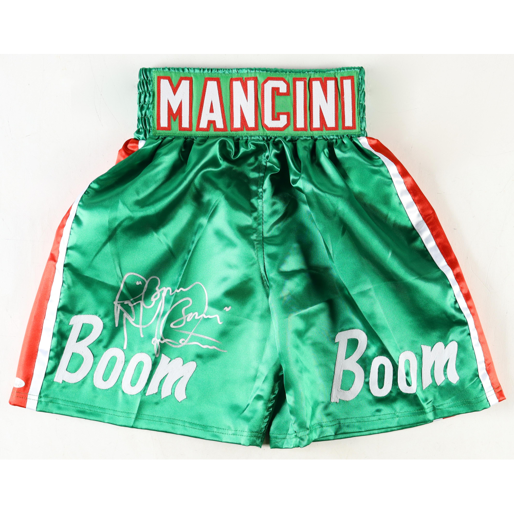 Ray "Boom Boom" Mancini Signed Boxing Trunks (JSA) | Pristine Auction
