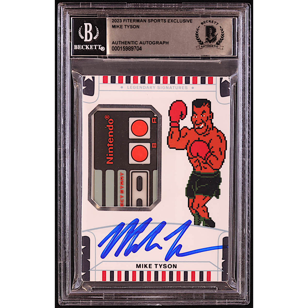 Mike Tyson Signed 2023 Fiterman Sports Exclusive #1 (BGS) | Pristine ...