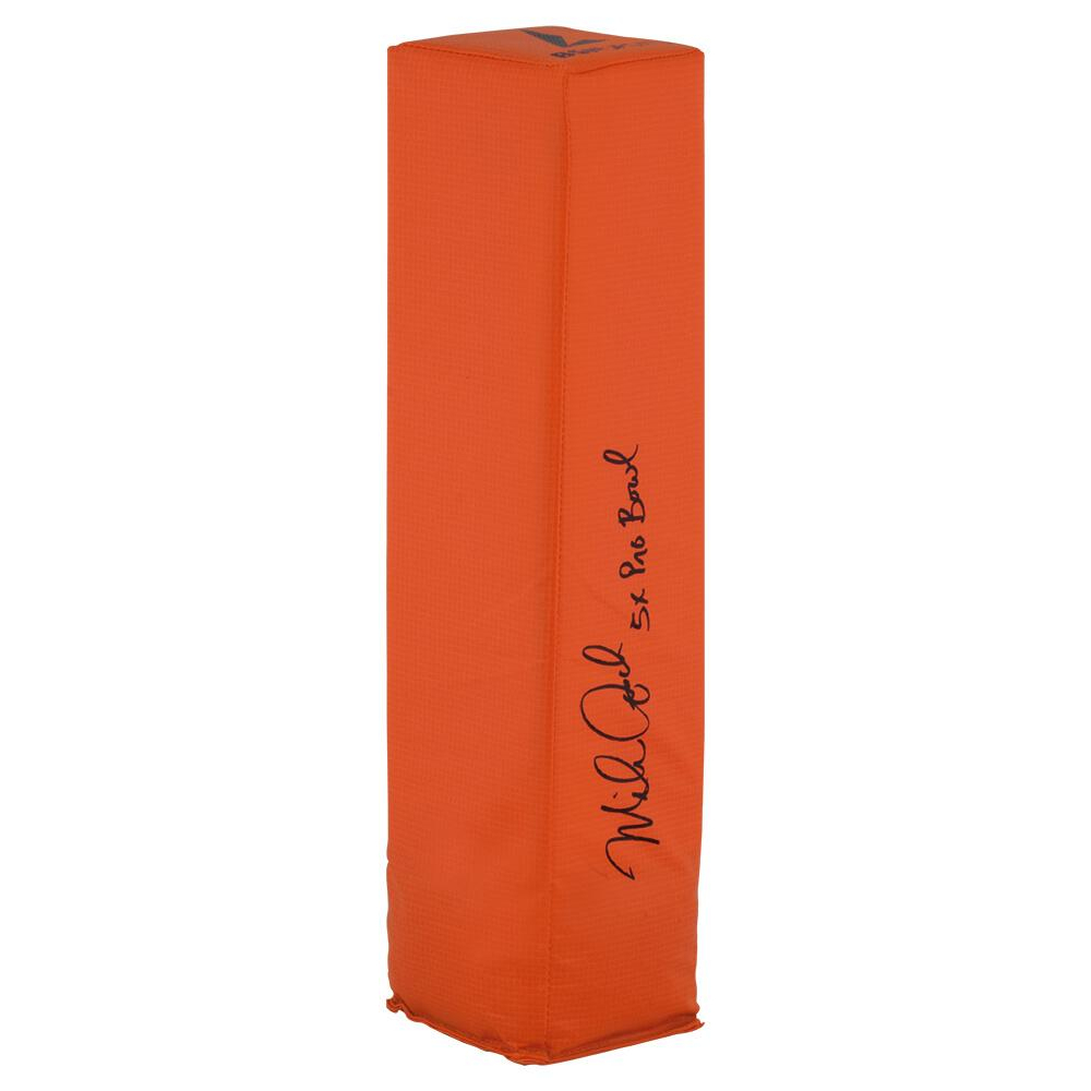 Mike Quick Signed Football Pylon Inscribed "5x Pro Bowl" (Schwartz ...