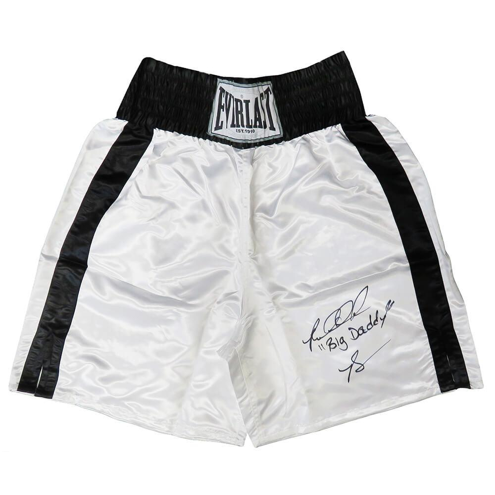 Riddick "Big Daddy" Bowe Signed Everlast Boxing Trunks (Schwartz ...