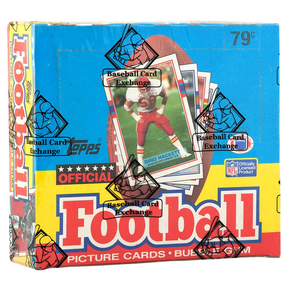 1989 Topps Football Cello Box with (24) Packs (BBCE) | Pristine Auction