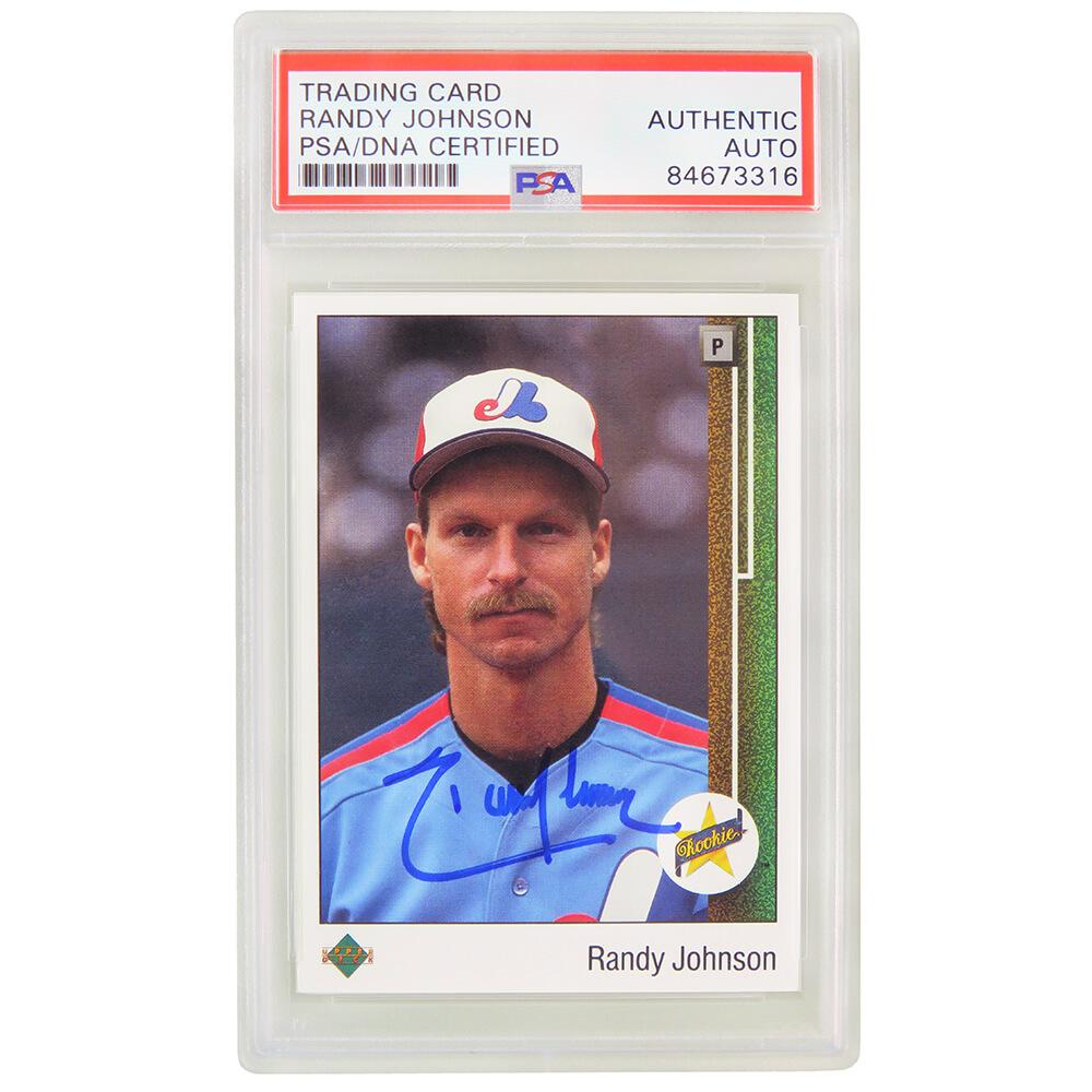 Randy Johnson Signed 1989 Upper Deck #25 RC (PSA) | Pristine Auction