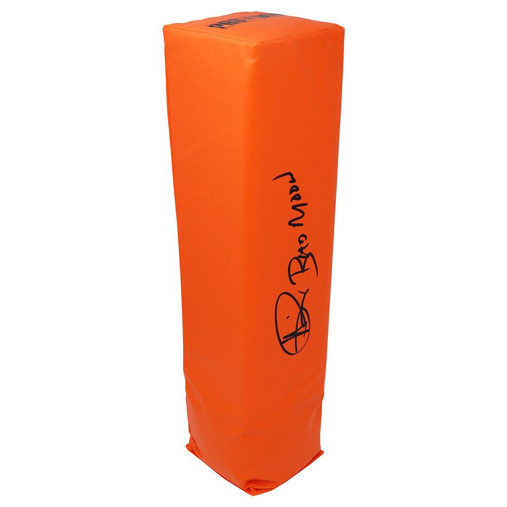 Andre Rison Signed End Zone Pylon Inscribed "Bad Moon" (Schwartz ...