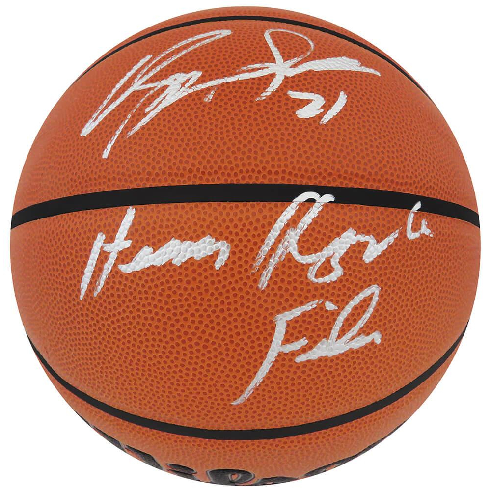 Dominique Wilkins Signed NBA Basketball Inscribed "Human Highlight Film ...