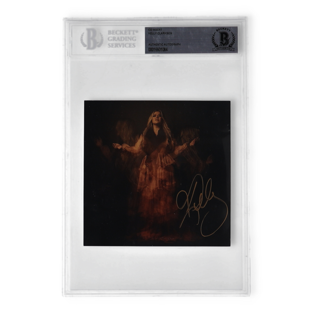 Kelly Clarkson Signed "Chemistry" CD Insert (BGS) | Pristine Auction