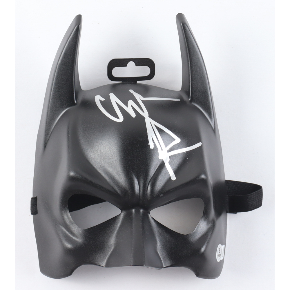 Christian Bale Signed "Batman" Mask (Beckett) | Pristine Auction