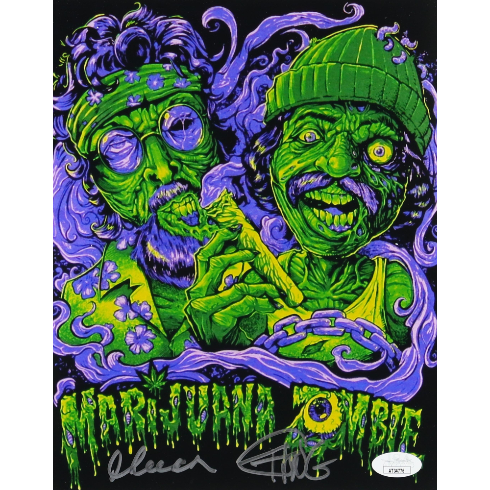 Cheech Marin & Tommy Chong Signed "Marijuana Zombie" 8x10 Photo (JSA ...