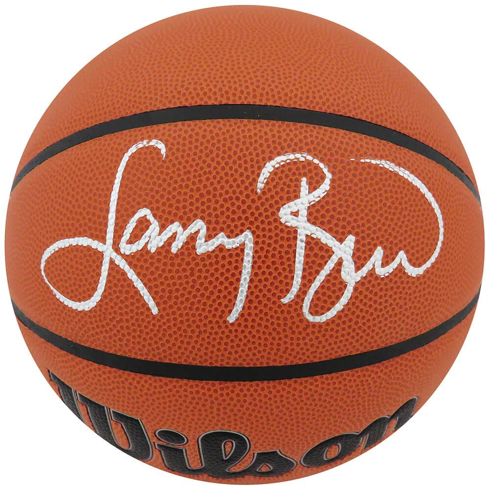 Larry Bird Signed NBA Basketball (Schwartz & Bird) | Pristine Auction