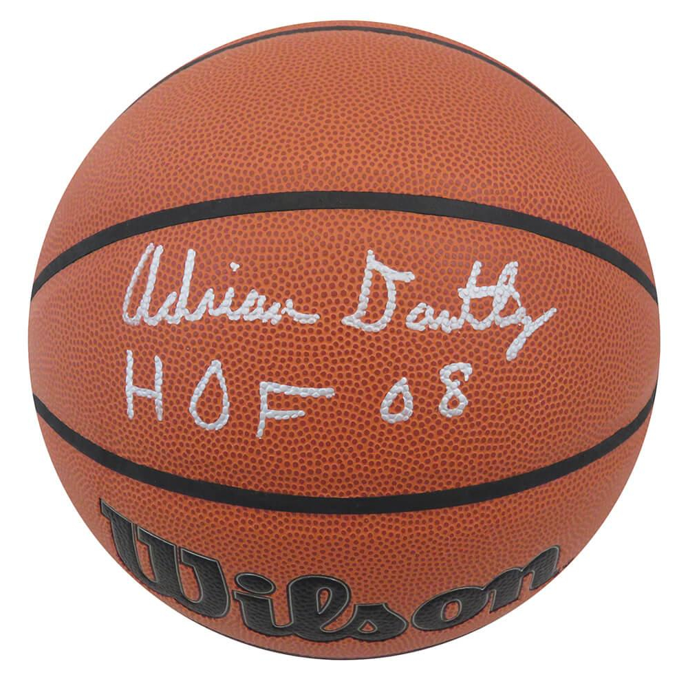 Adrian Dantley Signed NBA Basketball Inscribed "HOF 08" (Schwartz) | Pristine Auction