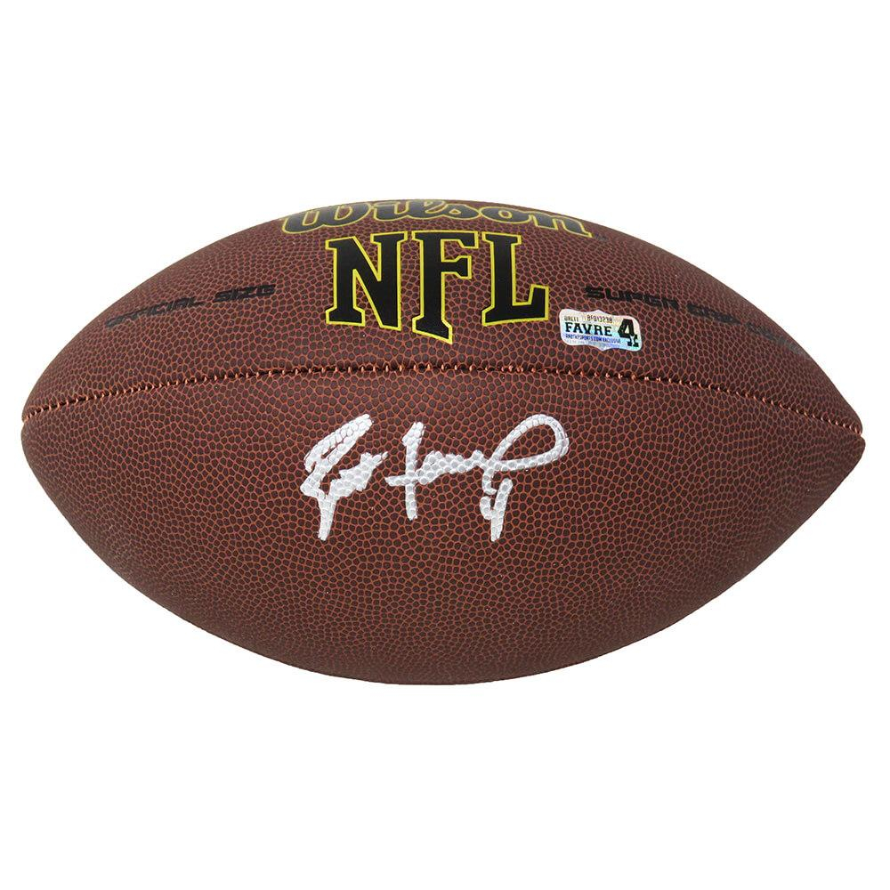 Brett Favre Signed NFL Football (Schwartz & Favre) | Pristine Auction