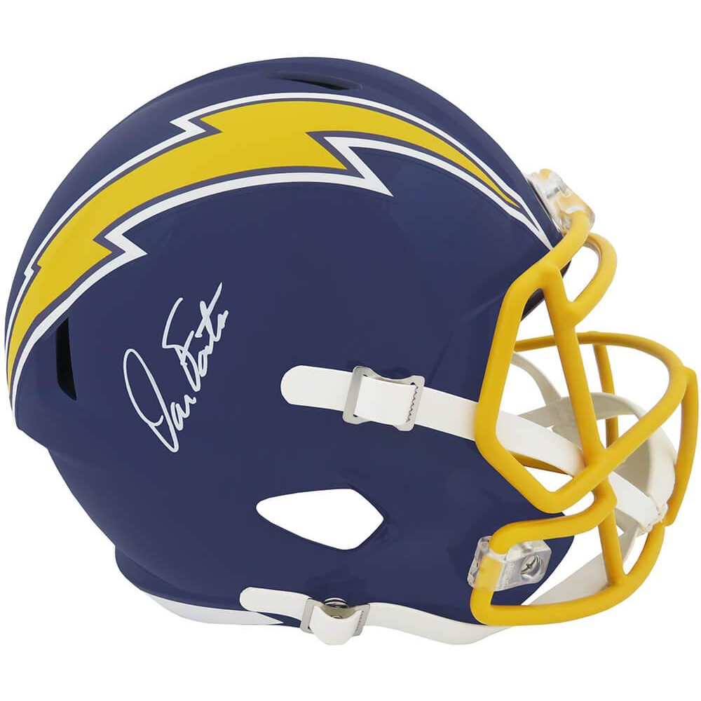 Dan Fouts Signed Chargers Full-Size Speed Helmet (Schwartz) | Pristine ...