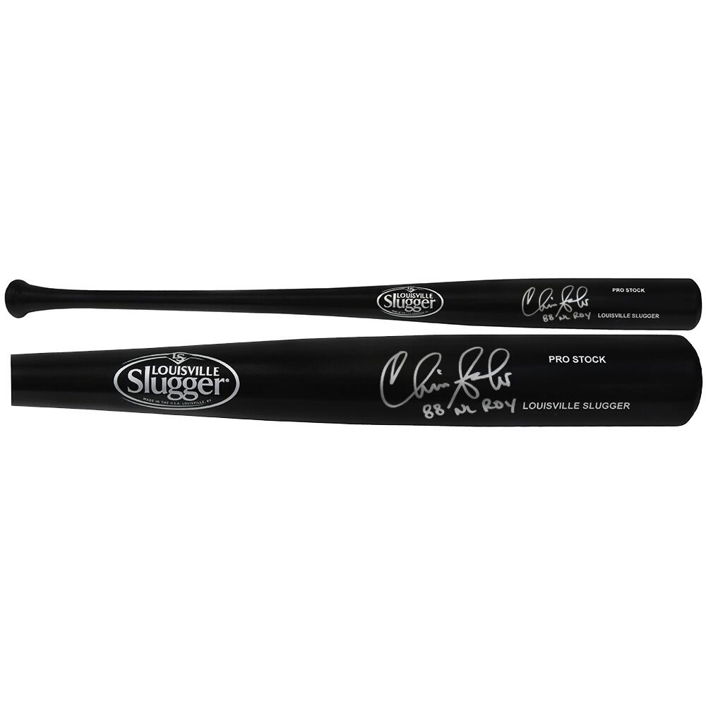 Chris Sabo Signed Louisville Slugger Baseball Bat Inscribed "88 NL ROY ...