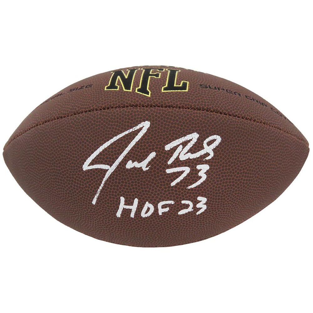 Joe Thomas Signed NFL Football Inscribed "HOF 23" (Schwartz Sports ...