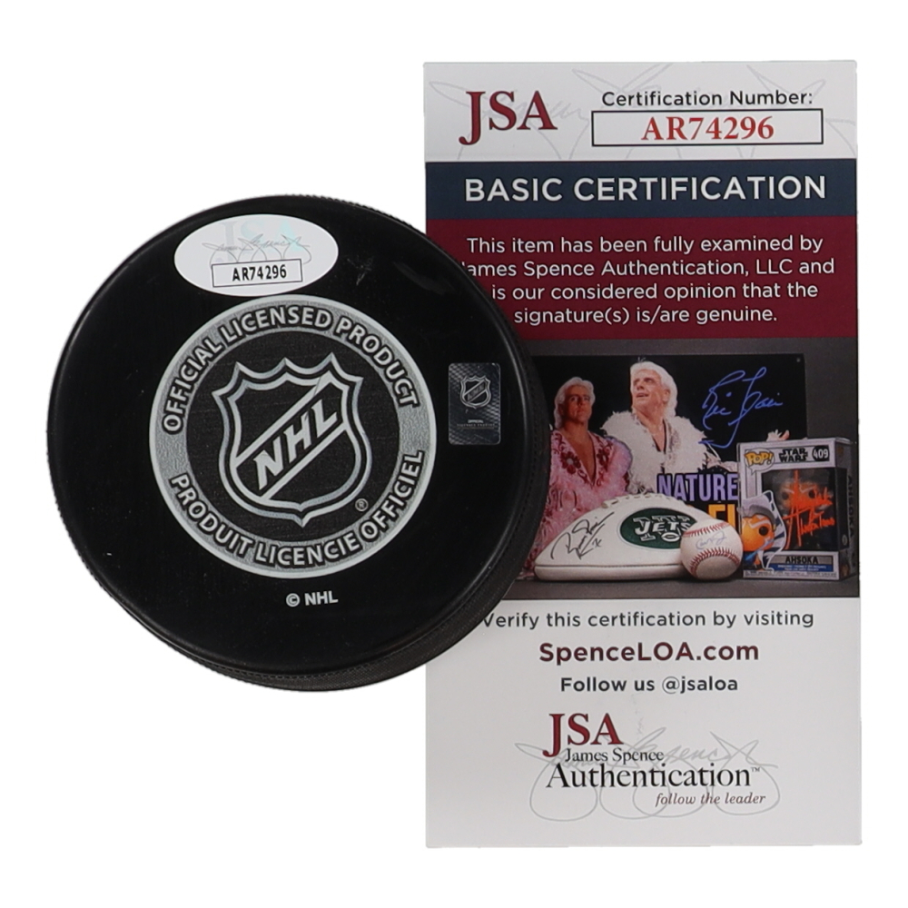 Dustin Penner Signed 2012 Stanley Cup Champions Logo Hockey Puck (JSA ...