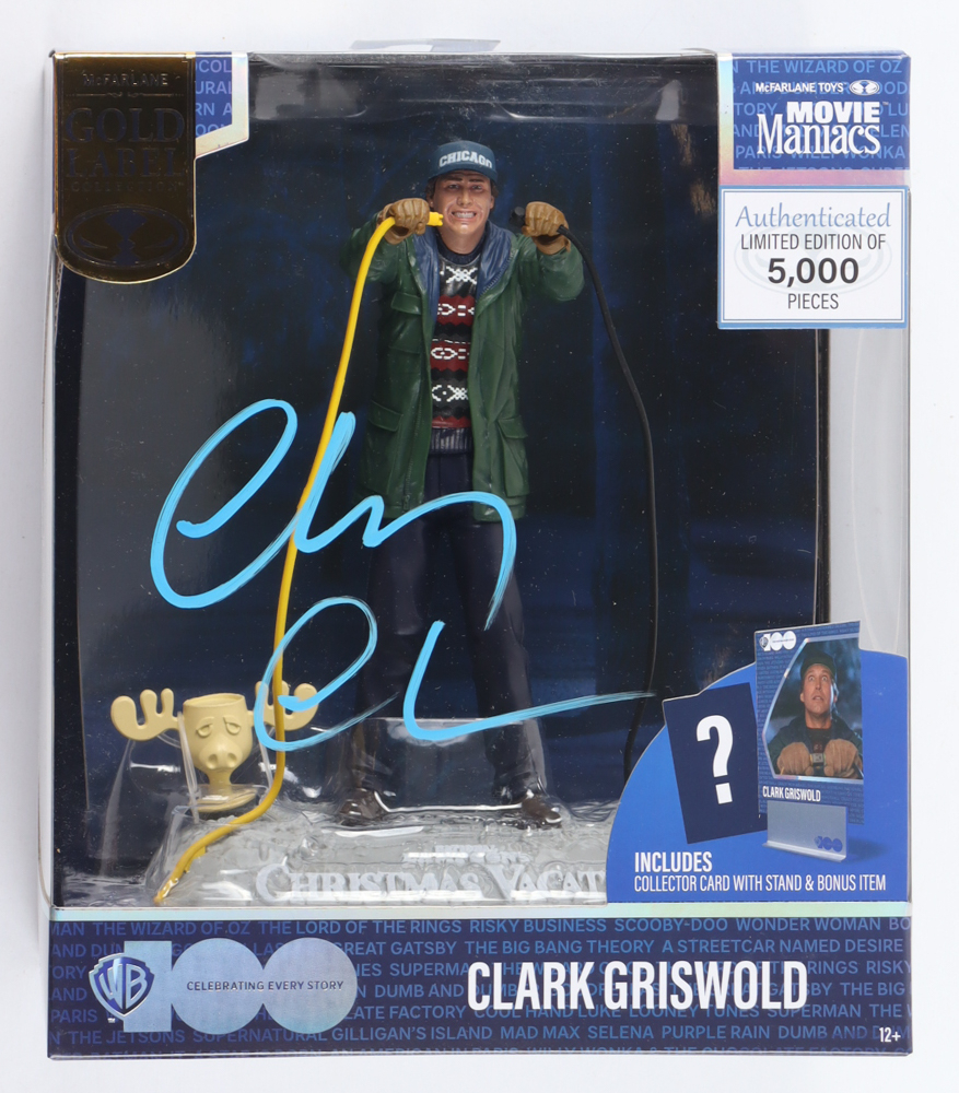 Chevy Chase Signed LE "National Lampoon's Christmas Vacation" Gold ...