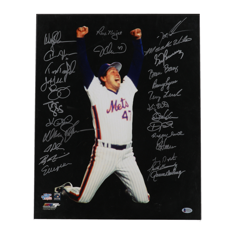 1986 Mets 16x20 Photo Team-Signed by (27) with Davey Johnson, Darryl ...