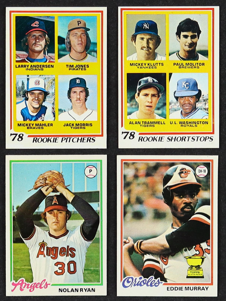 1978 Topps Baseball Complete Set of (726) Cards with Eddie Murray #36 ...