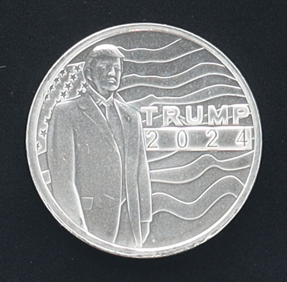 2024 Donald Trump 1oz .999 Fine Silver Round | Pristine Auction