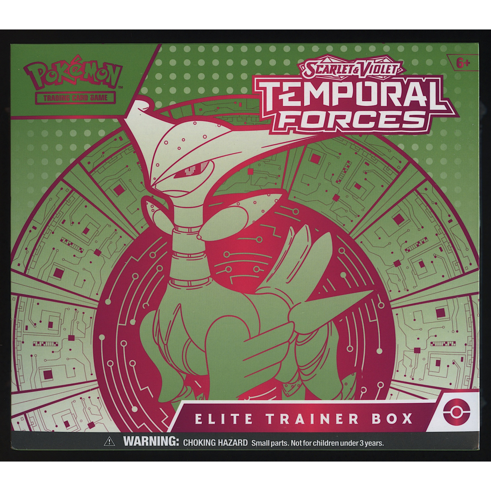 Pokemon Scarlet & Violet: Temporal Forces Elite Trainer Box (Iron ...